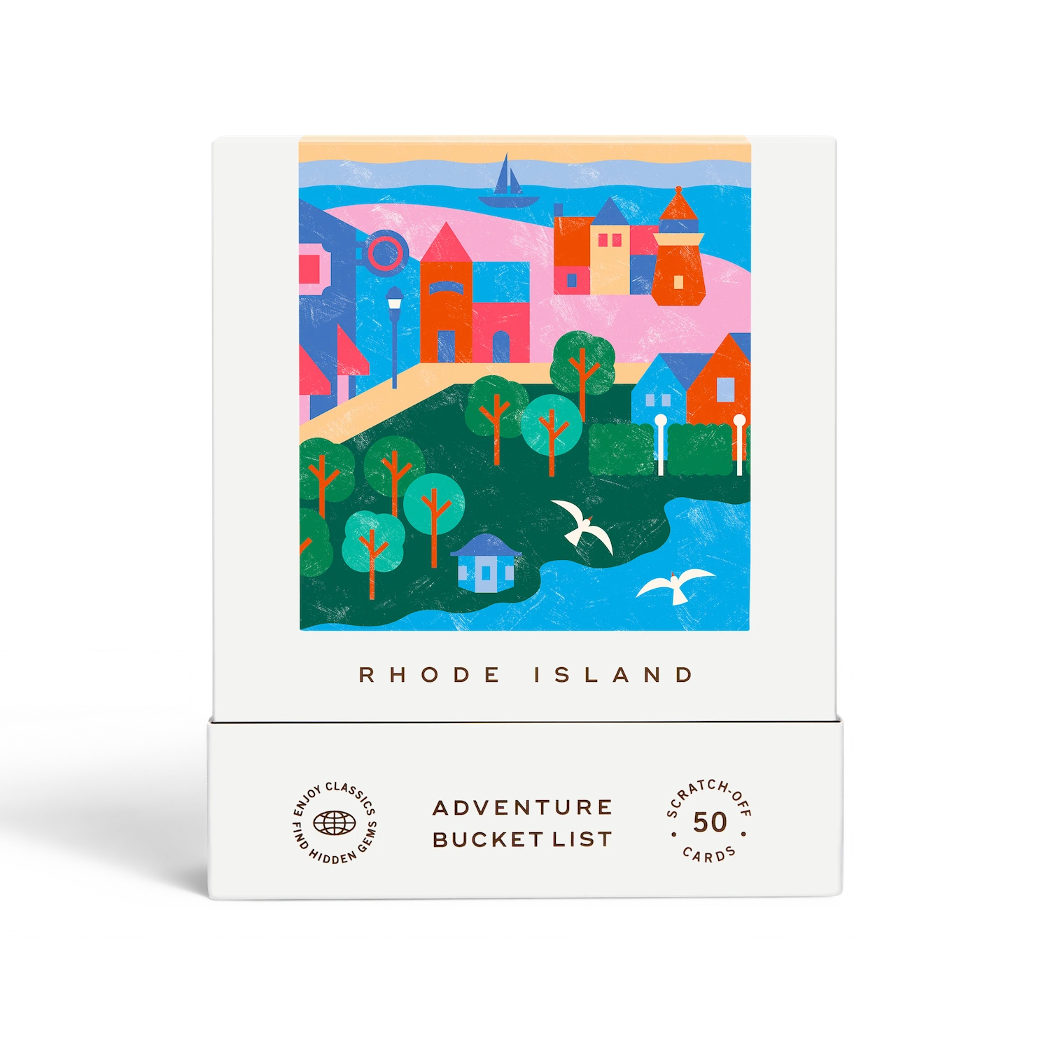 Rhode Island | Reach International Outfitters | 50 Scratch-Off Cards ...